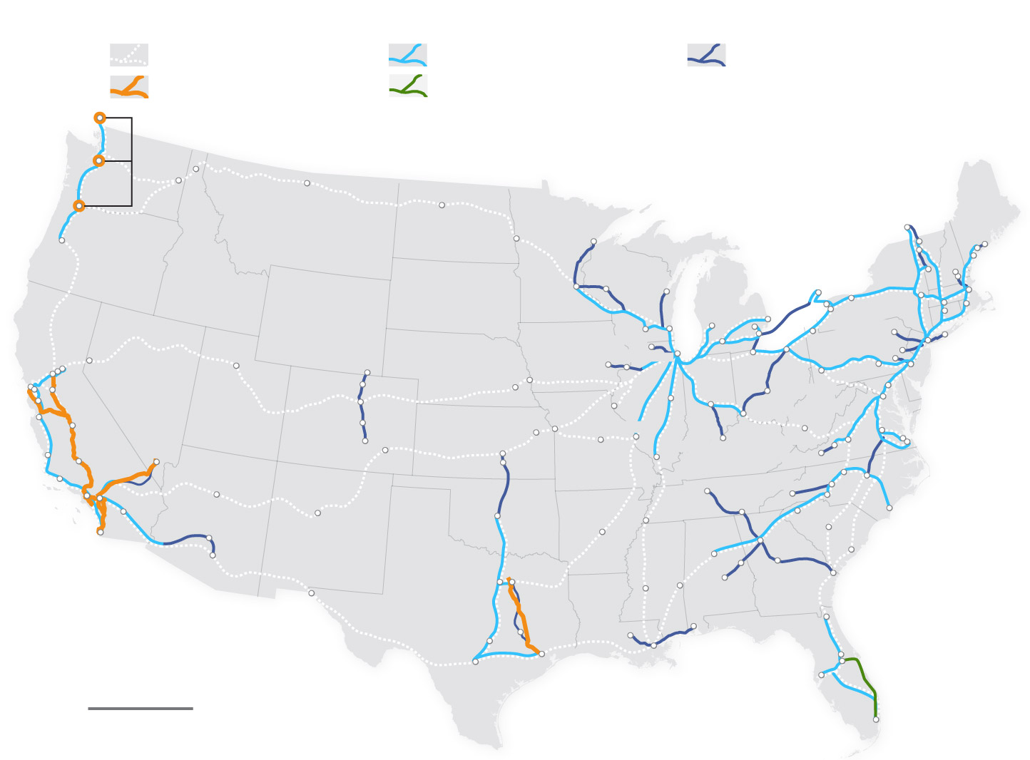 American high-speed rail: The 5 projects taking shape in the U.S. - The ...