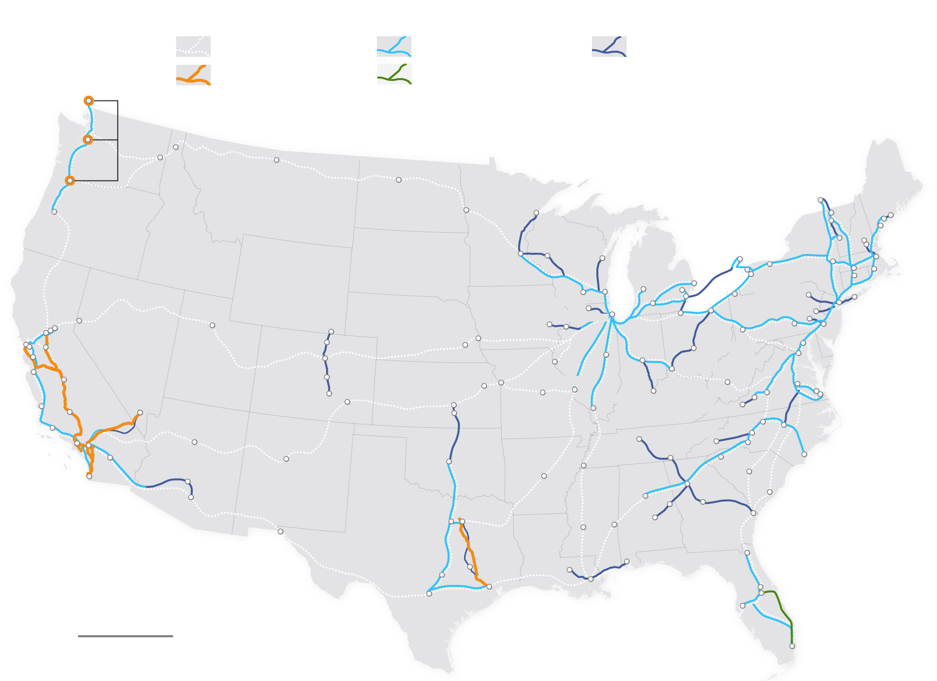As Amtrak's monopoly falls, Brightline expands passenger trains to ...