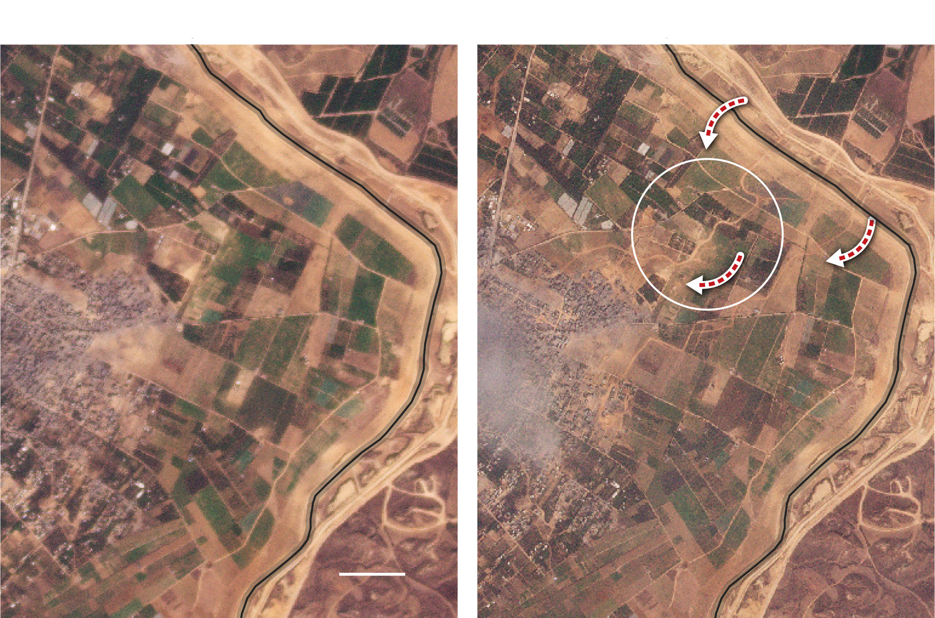 Satellite imagery shows latest Israeli advances into Gaza - The ...