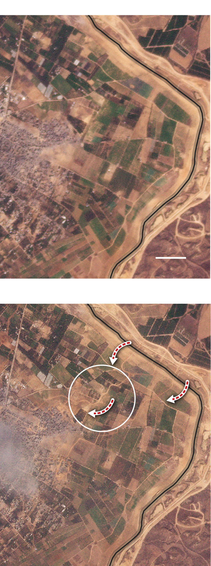 Satellite imagery shows latest Israeli advances into Gaza - The ...