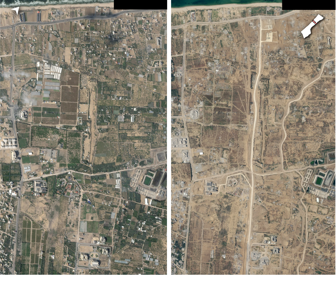 What Israel’s Netzarim Corridor in Gaza reveals about its postwar plans ...