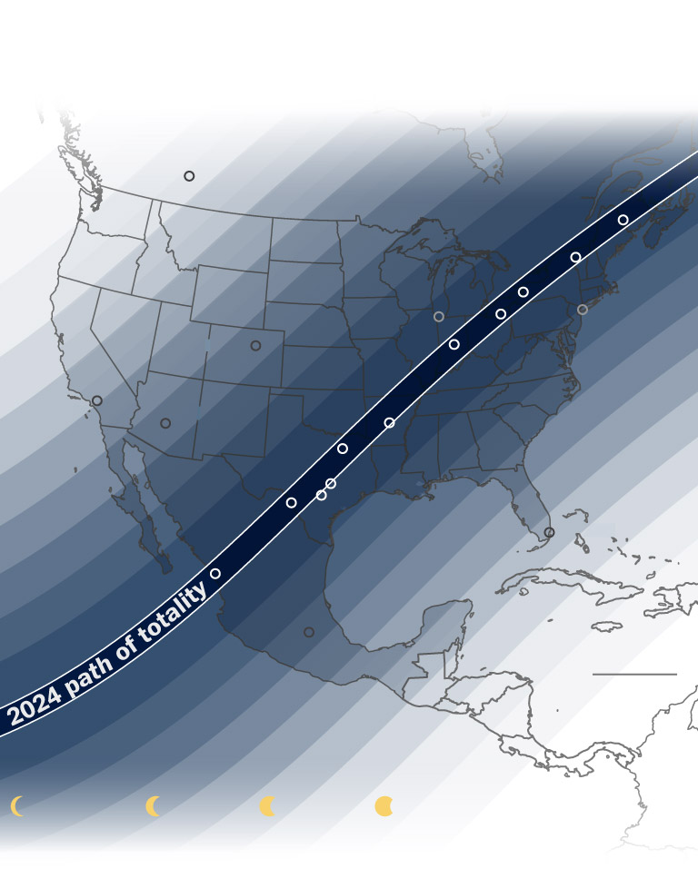 See what the April 8, 2024, solar eclipse will look like in your city ...