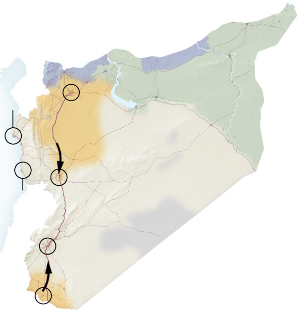 Syrian Civil War Map April 2024