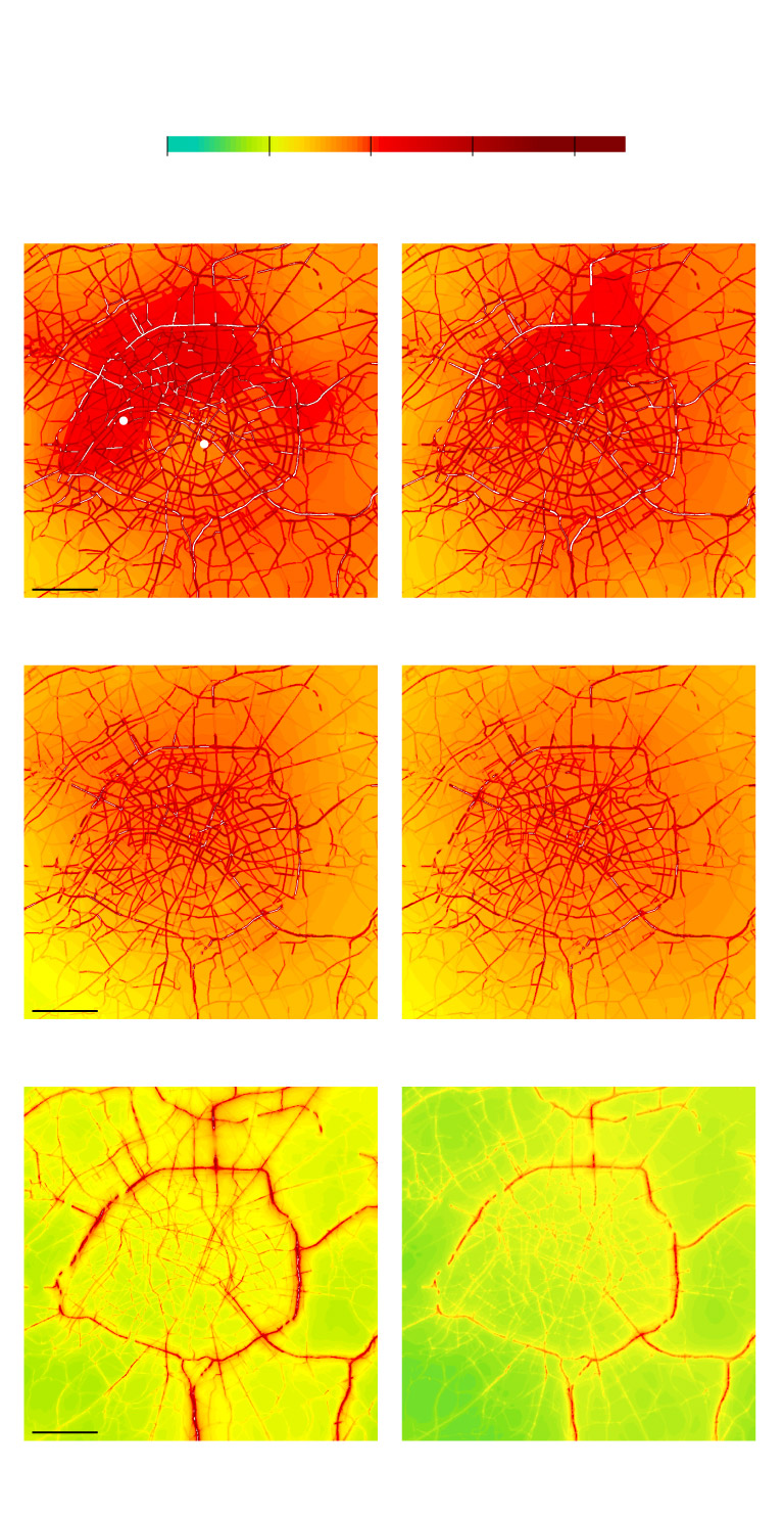 After Paris curbed cars, air pollution maps reveal a dramatic change - The Washington Post