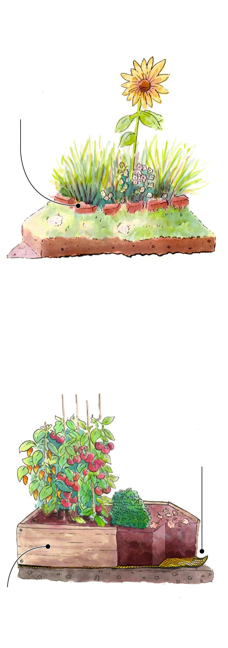 Community organizers created a temporary garden at Temperance Alley ...