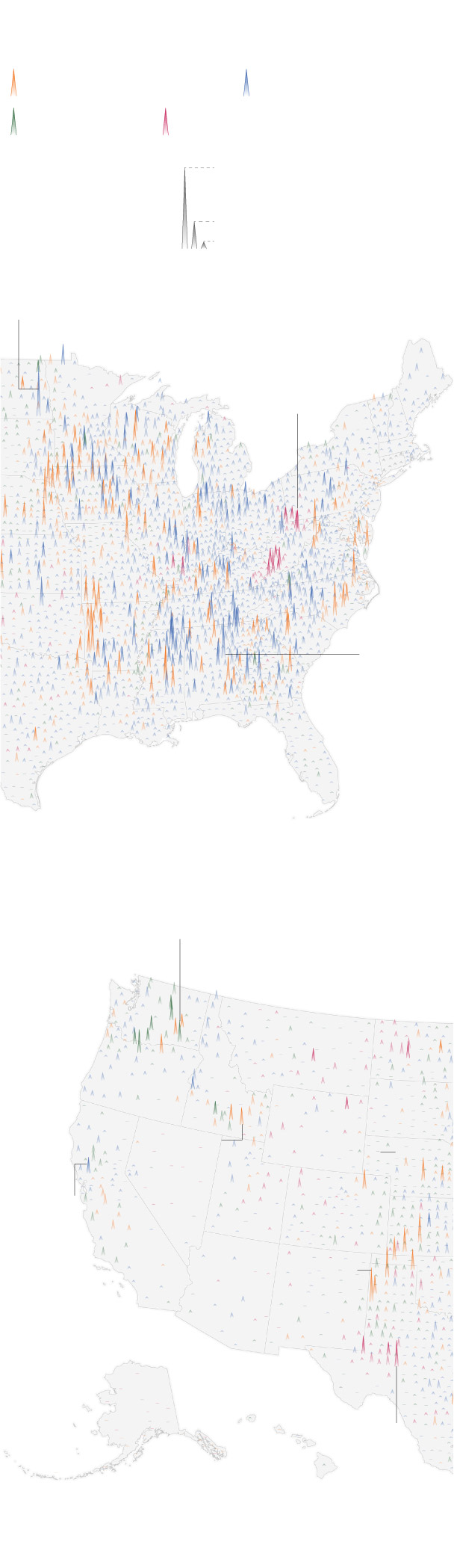 Map: Where tariffs from Canada and China could impact jobs in the U.S ...