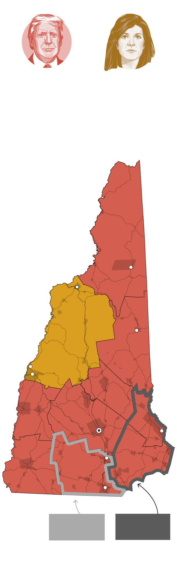 Trump wins New Hampshire suburban voters, a previous weak spot - The ...