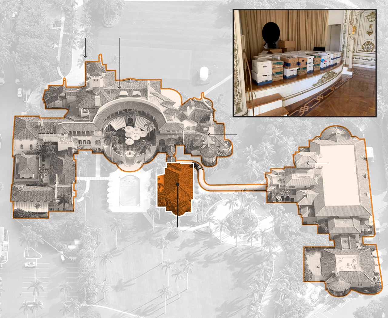 Where Trump’s classified documents were in Mar-a-Lago, per the indictment - Washington Post