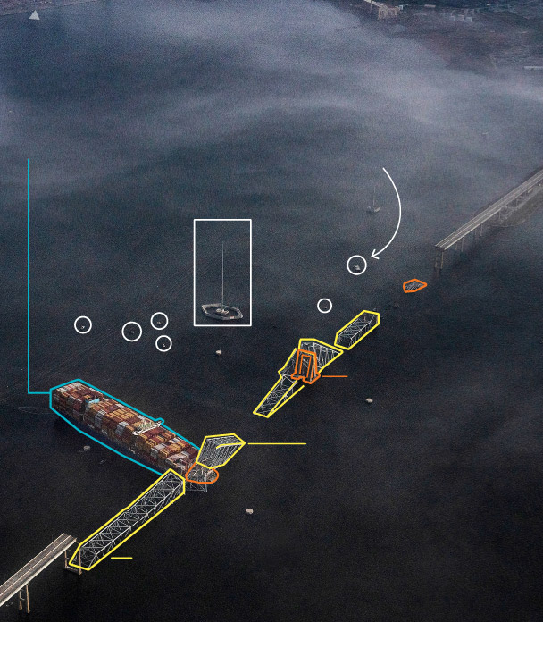 Videos show how Baltimore Key Bridge collapsed after cargo ship crash ...