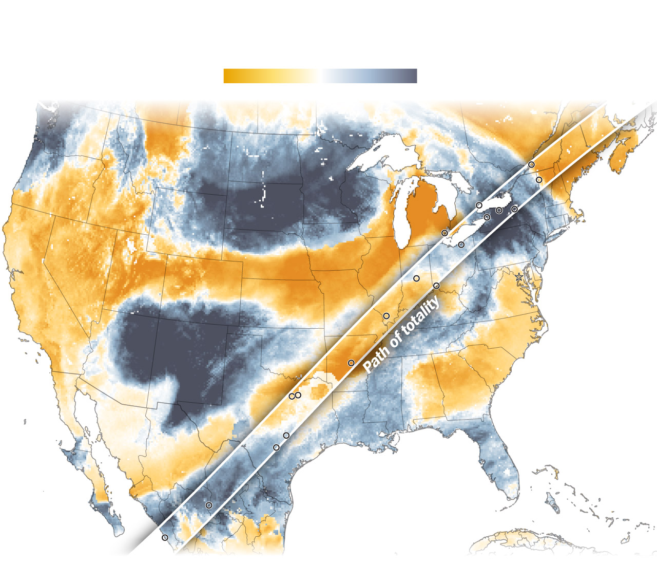 Where the cloud forecast for the solar eclipse shined and stumbled ...