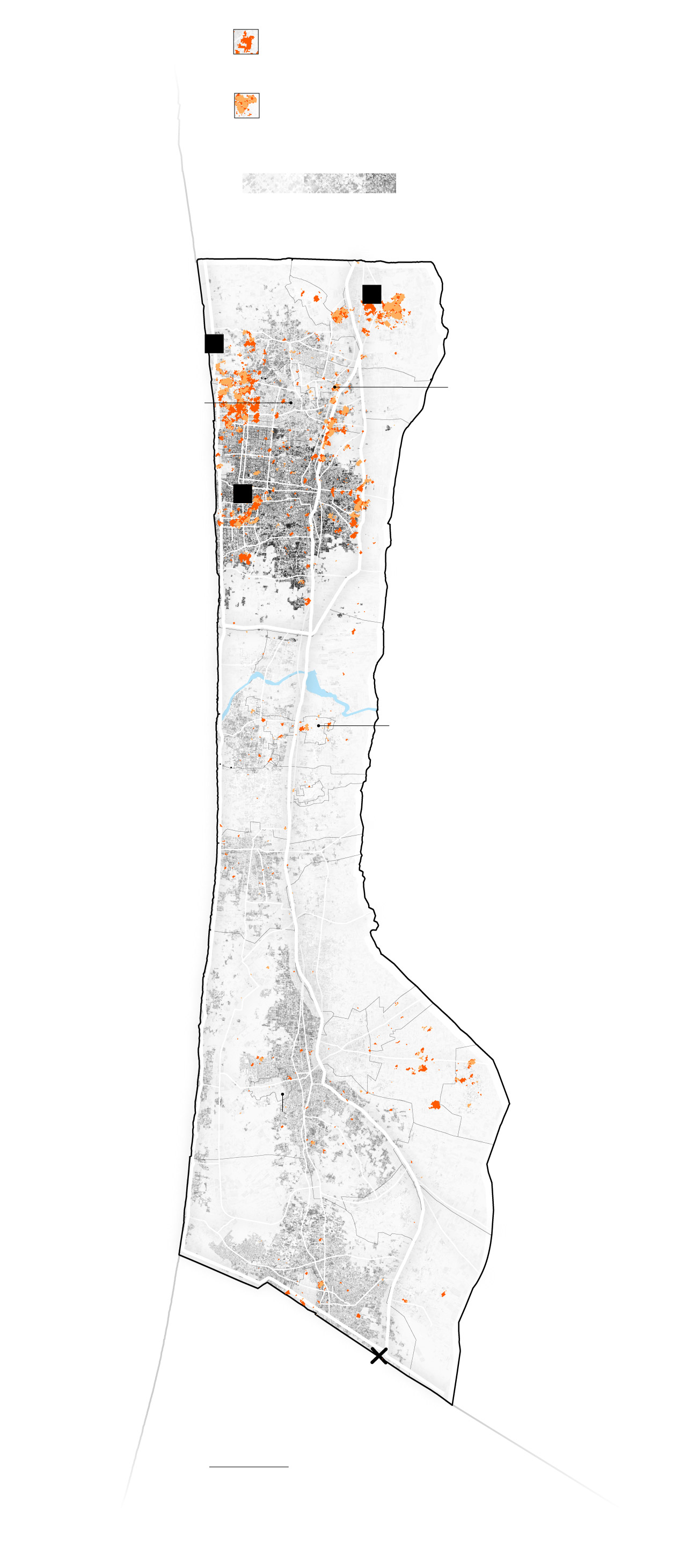 Damage maps of Gaza’s hardest-hit areas in the first days of war - The ...