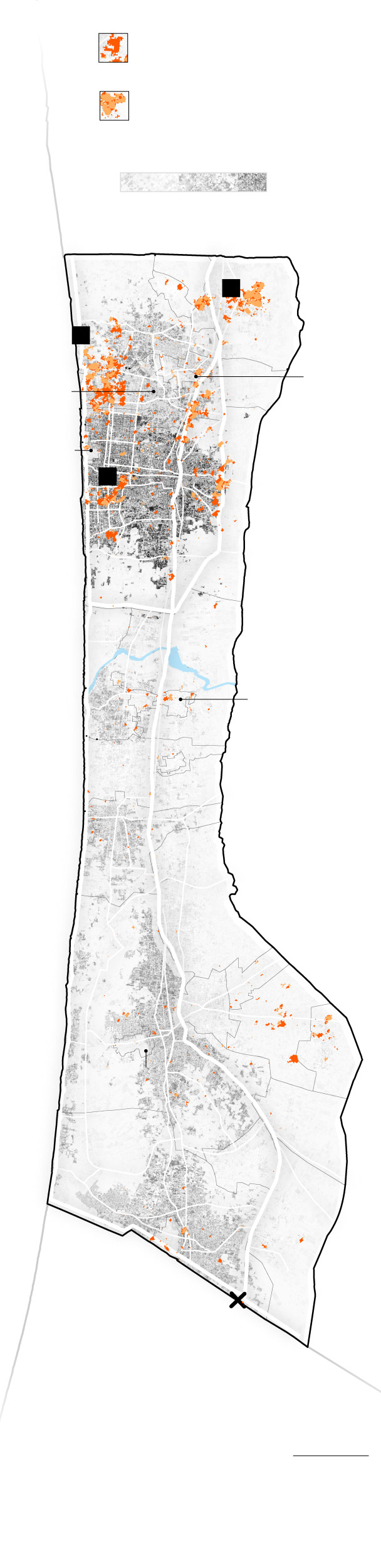 Damage maps of Gaza’s hardest-hit areas in the first days of war - The ...