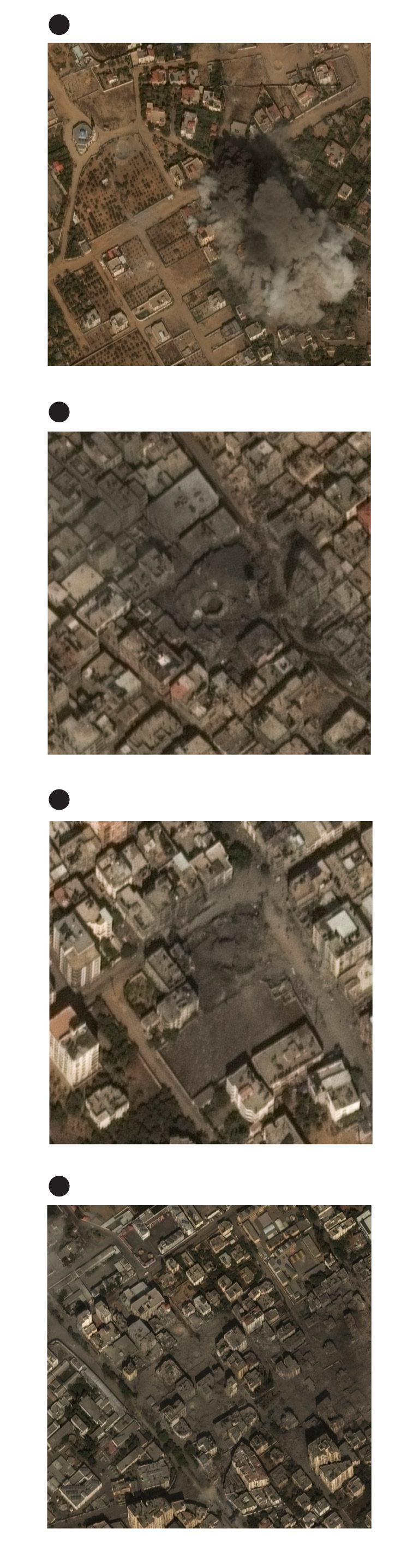 Where Israeli strikes have hit Gaza and the destruction left behind ...