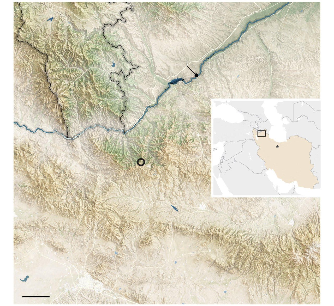Maps show apparent crash site of Iranian President Ebrahim Raisi’s ...