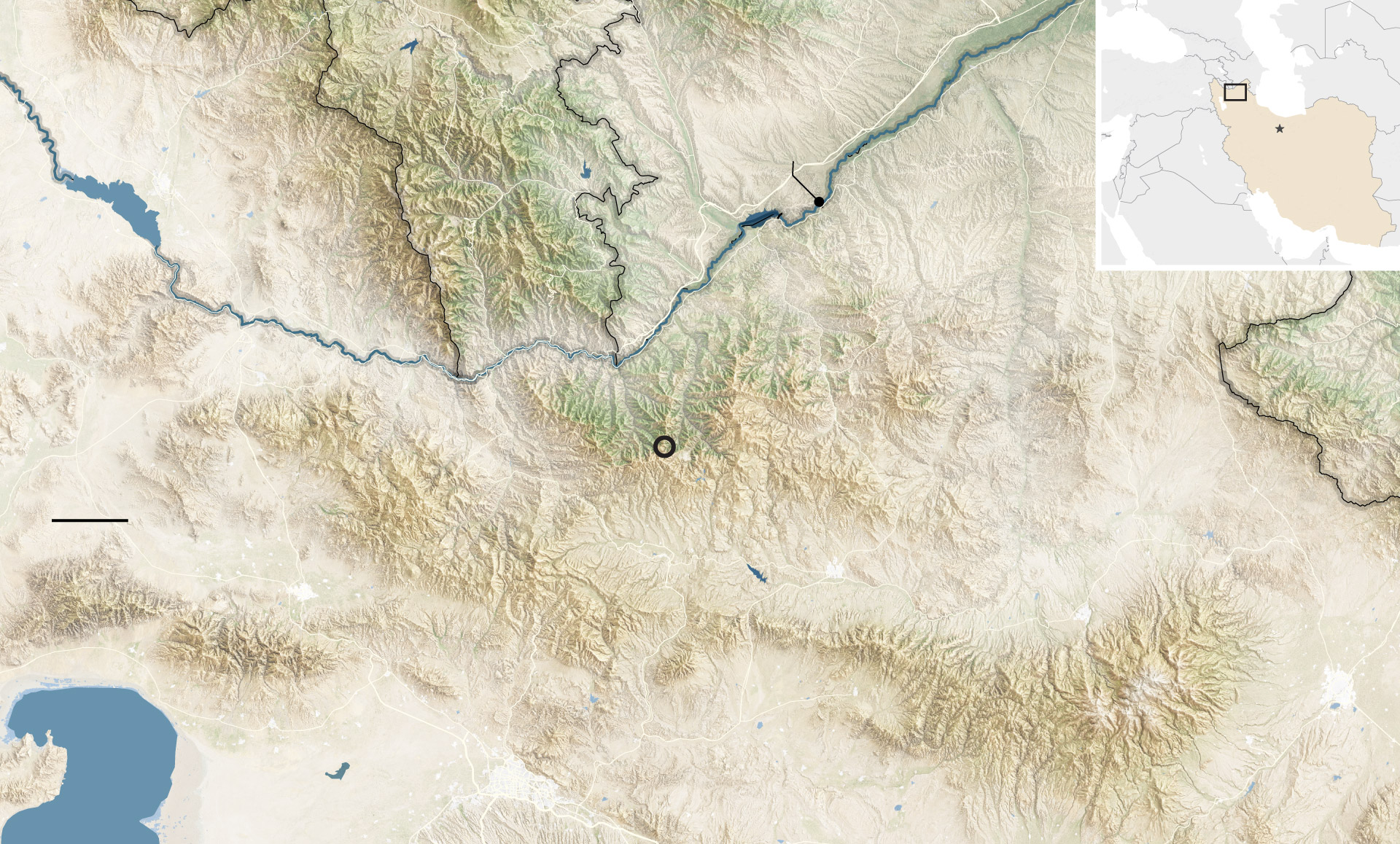 Maps show apparent crash site of Iranian President Ebrahim Raisi’s ...