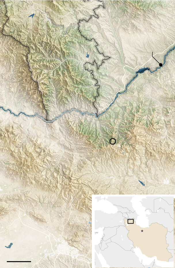 Maps show apparent crash site of Iranian President Ebrahim Raisi’s ...