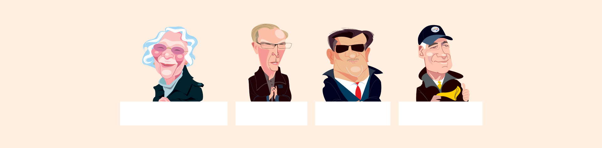 NFL owners, illustrated: Who’s who in the class of founders and family ...
