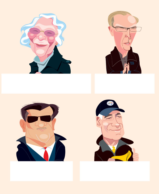 NFL owners, illustrated: Who’s who in the class of founders and family ...