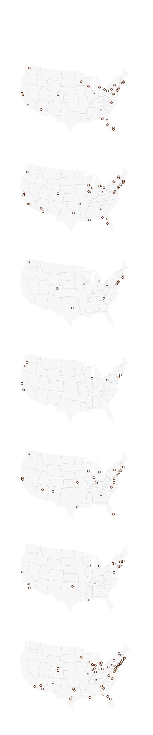 Maps of college protests across the country in support of Palestine ...