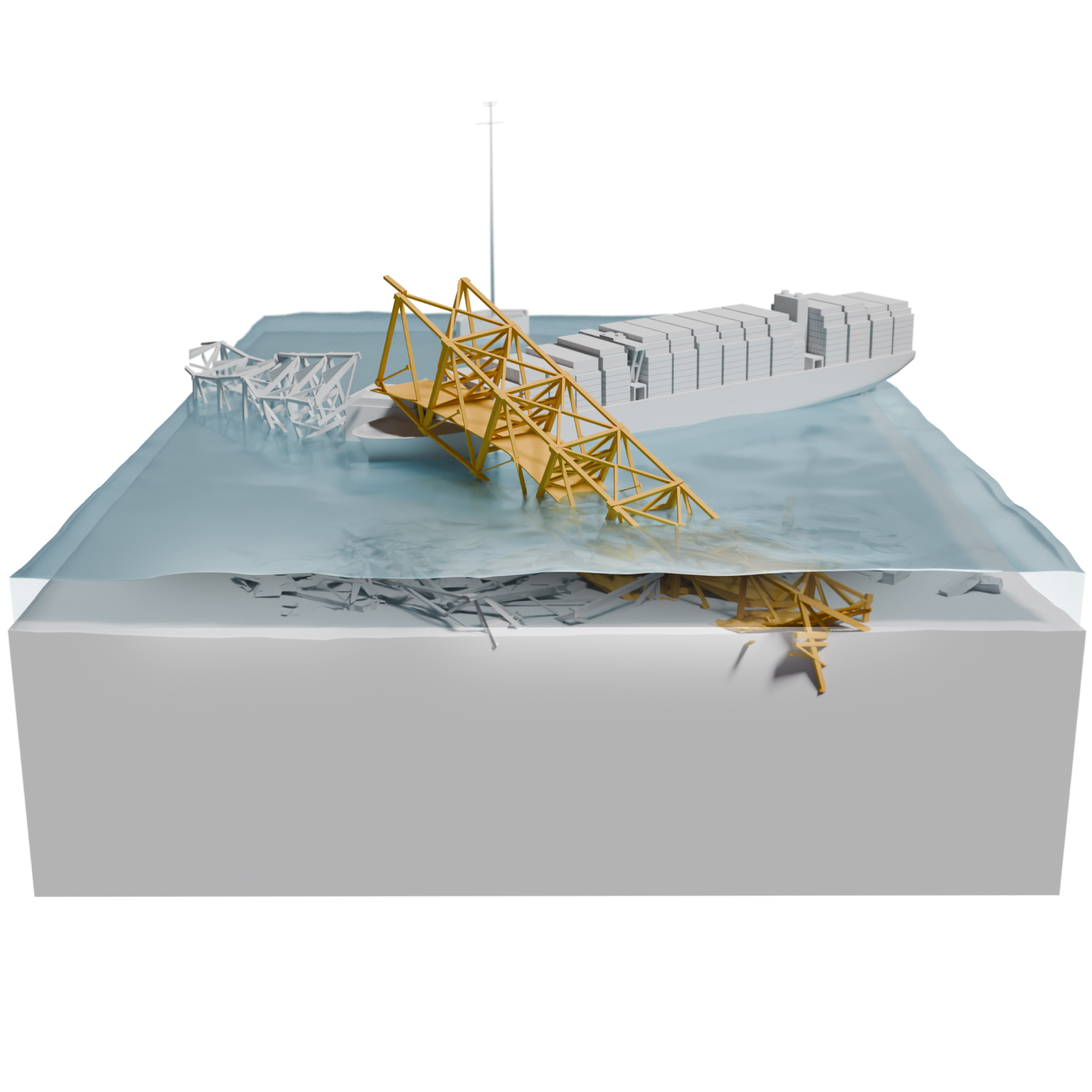 How the massive Baltimore bridge cleanup works, step by step ...