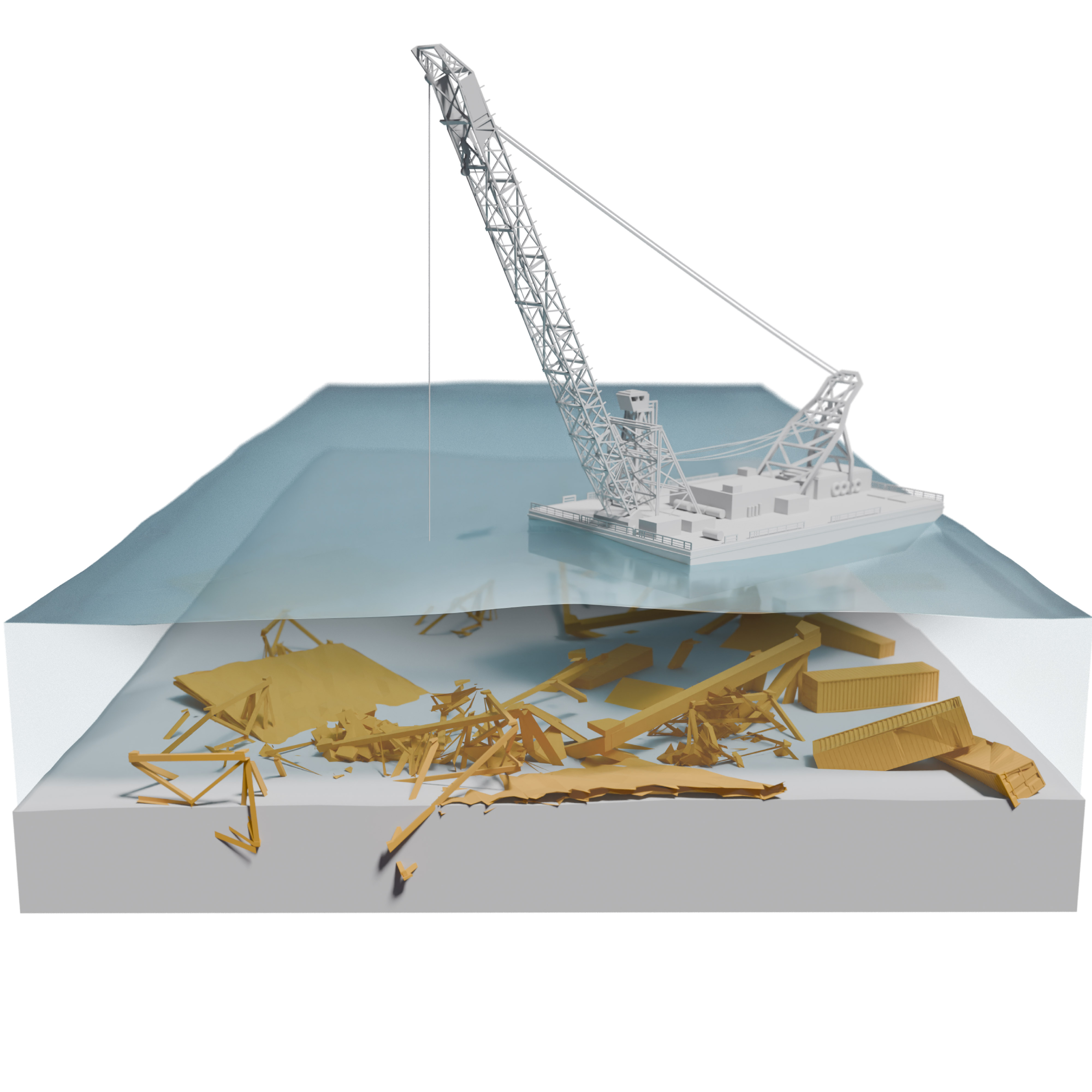 How the massive Baltimore bridge cleanup works, step by step ...