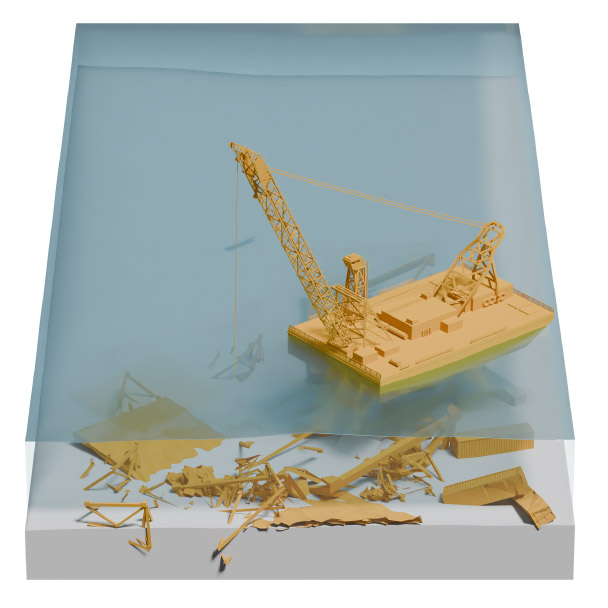 How the massive Baltimore bridge cleanup works, step by step ...