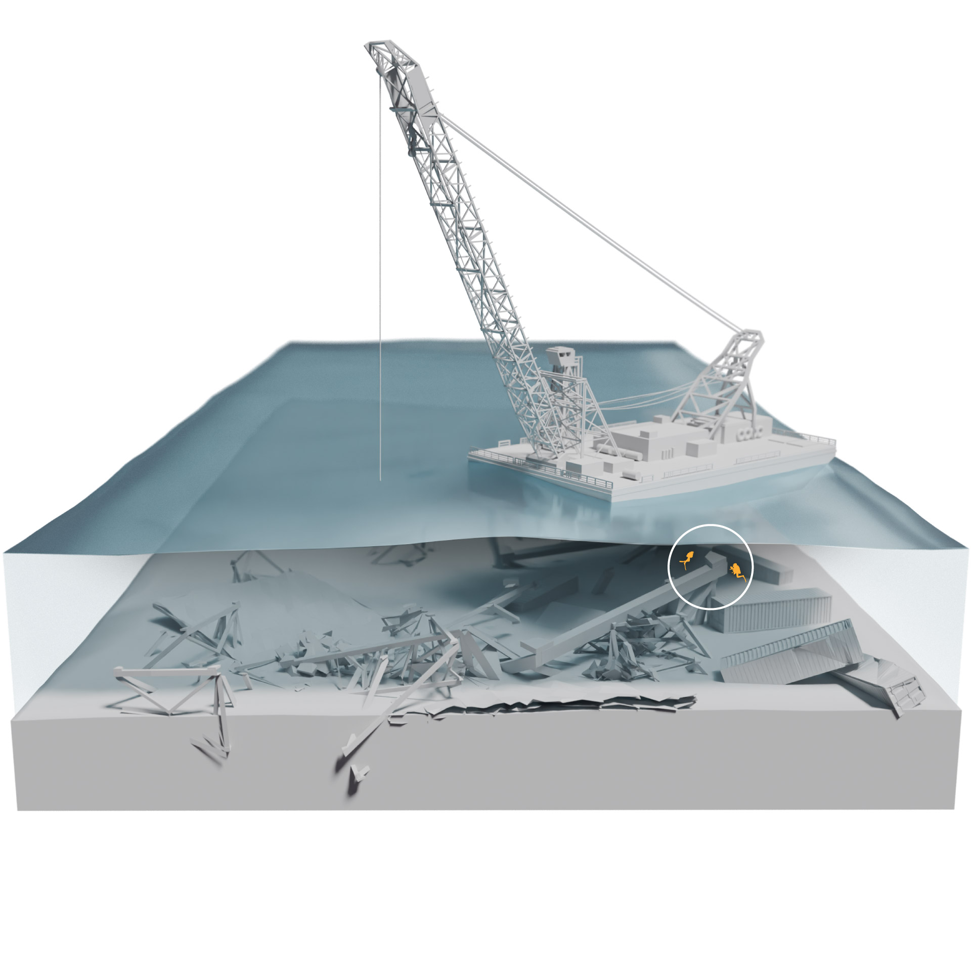 How the massive Baltimore bridge cleanup works, step by step ...