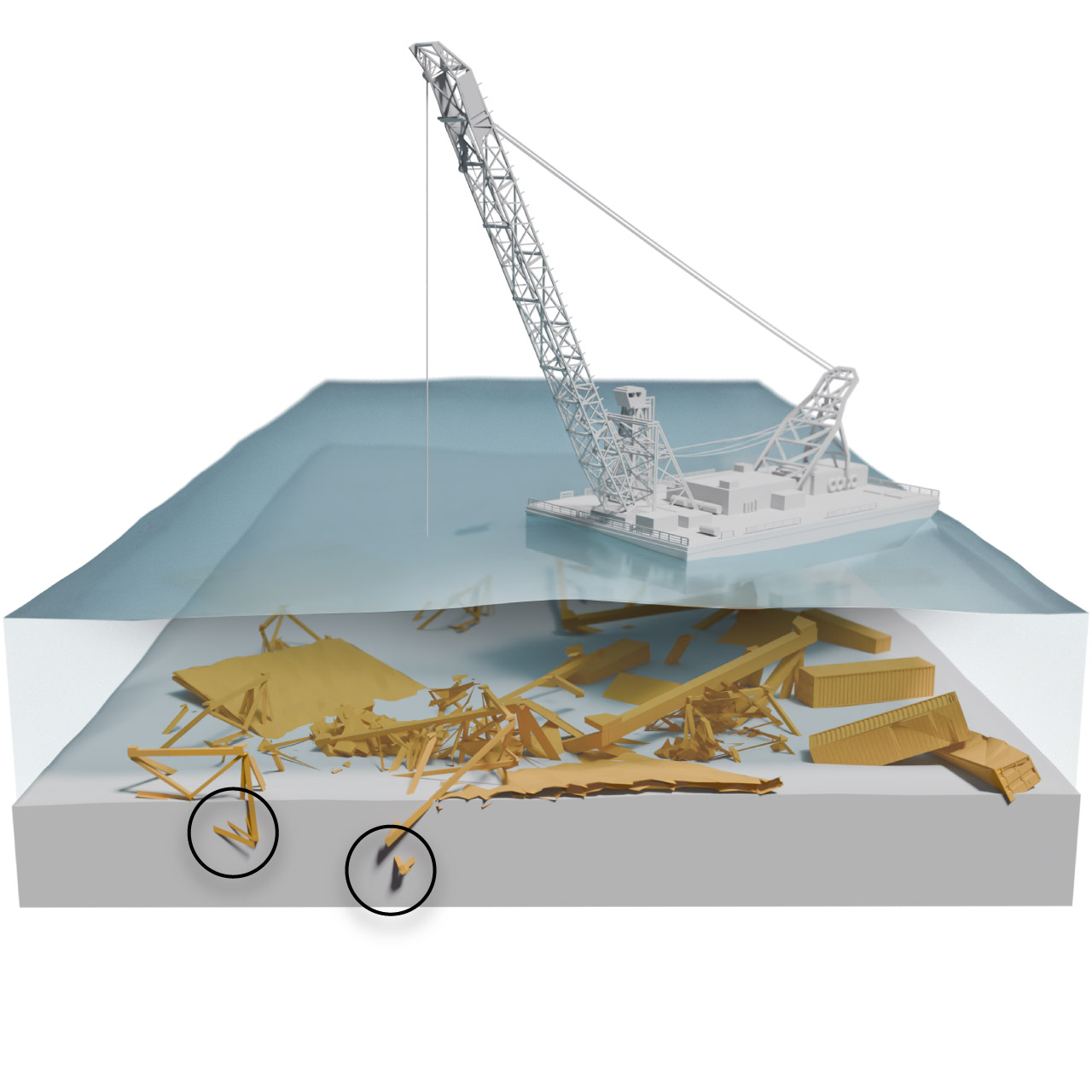 How the massive Baltimore bridge cleanup works, step by step ...