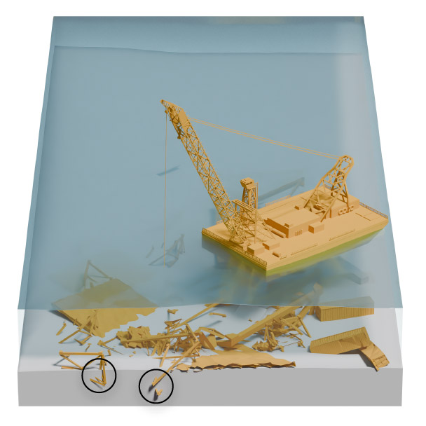 How the massive Baltimore bridge cleanup works, step by step ...