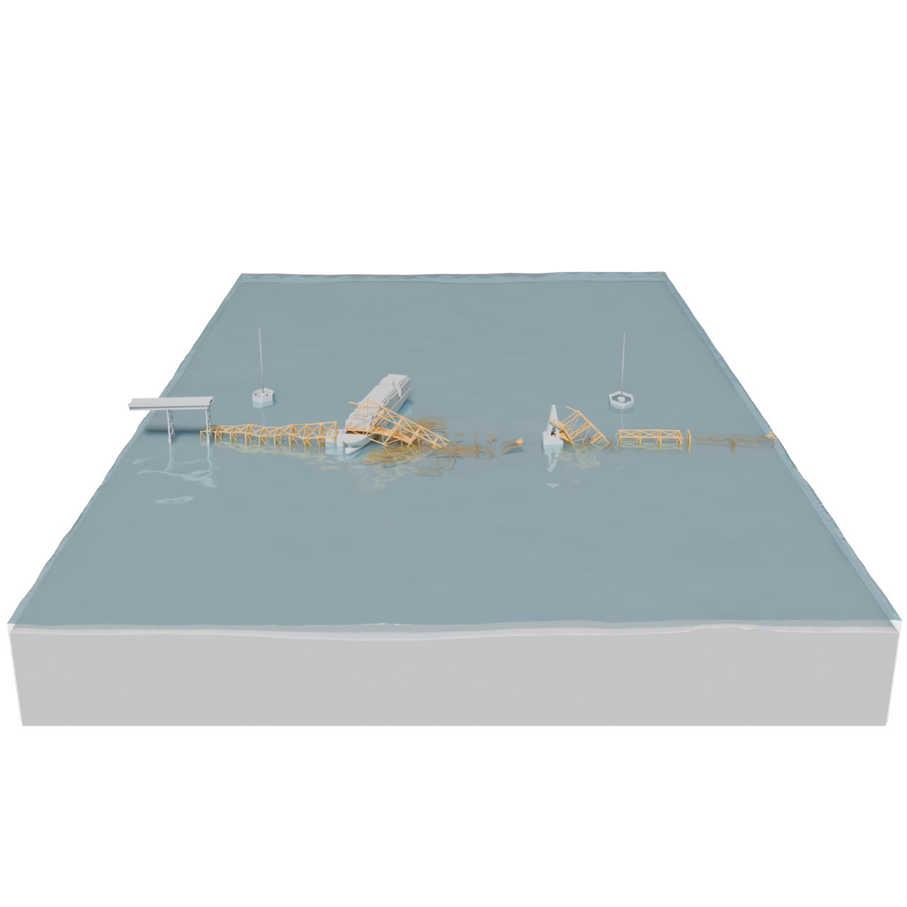 How the massive Baltimore bridge cleanup works, step by step ...