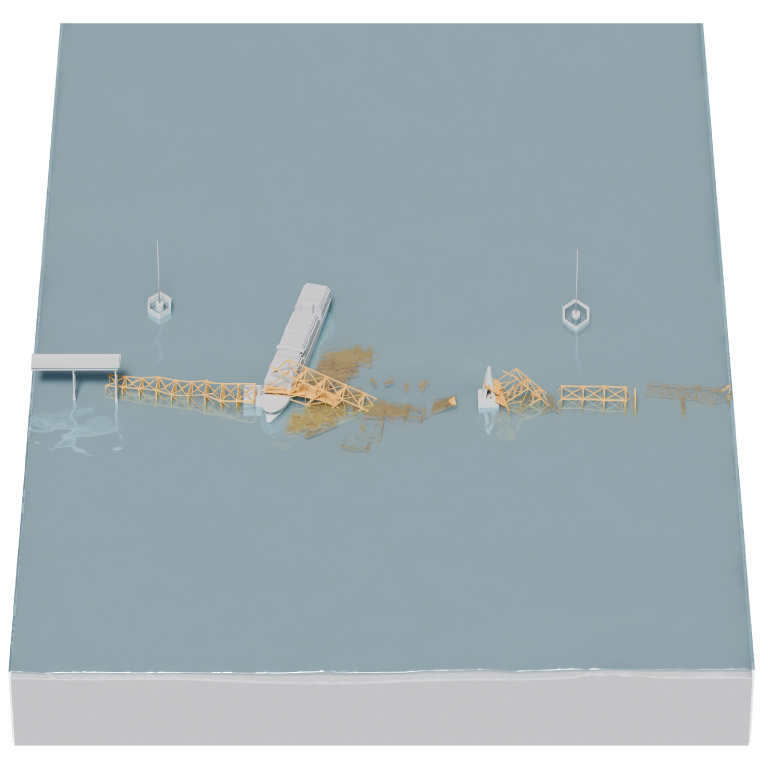 How the massive Baltimore bridge cleanup works, step by step ...