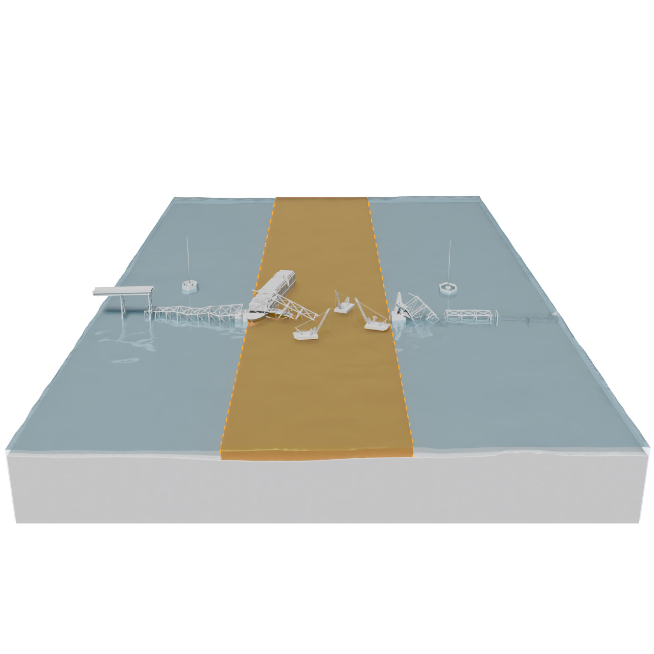 How the massive Baltimore bridge cleanup works, step by step ...