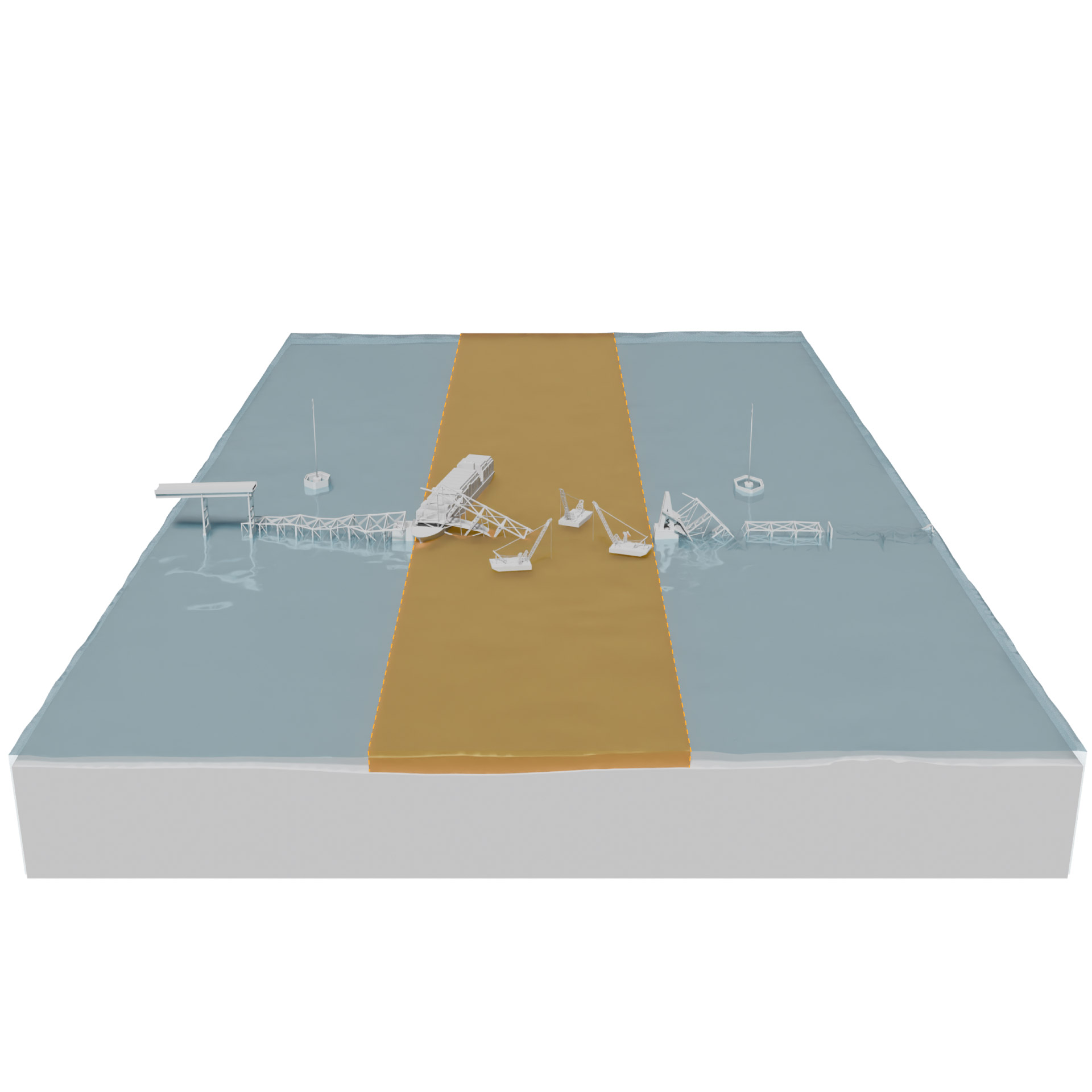 How the massive Baltimore bridge cleanup works, step by step ...