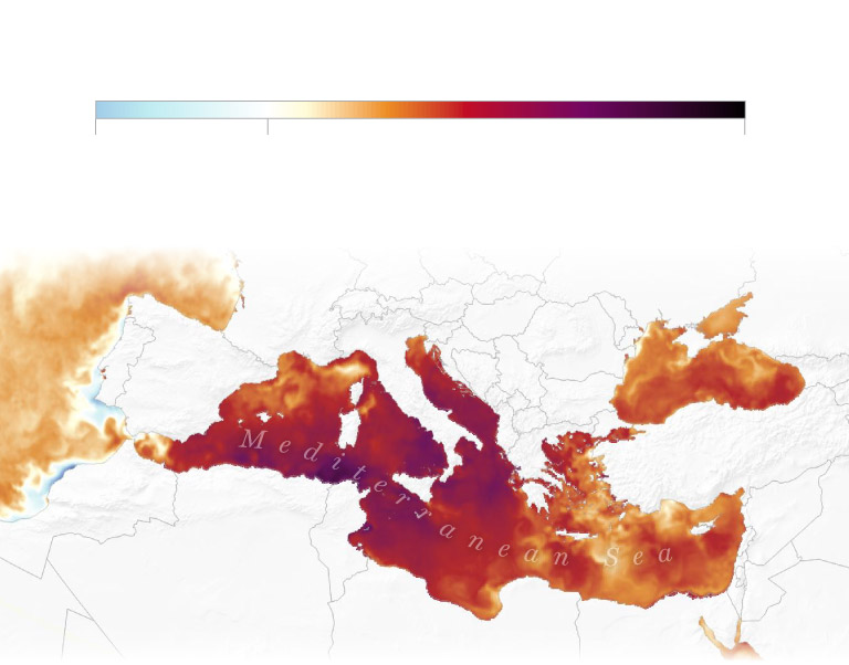 Ocean temperature maps show where waters are extraordinarily hot this ...