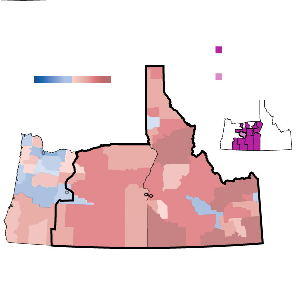 Why Oregon Republicans want to move the border to be part of Idaho ...