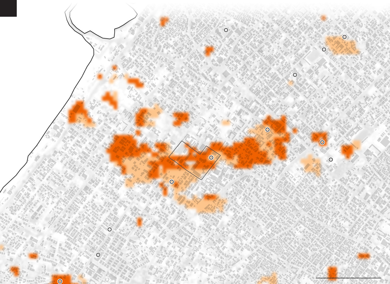 Damage maps of Gaza’s hardest-hit areas in the first days of war - The ...
