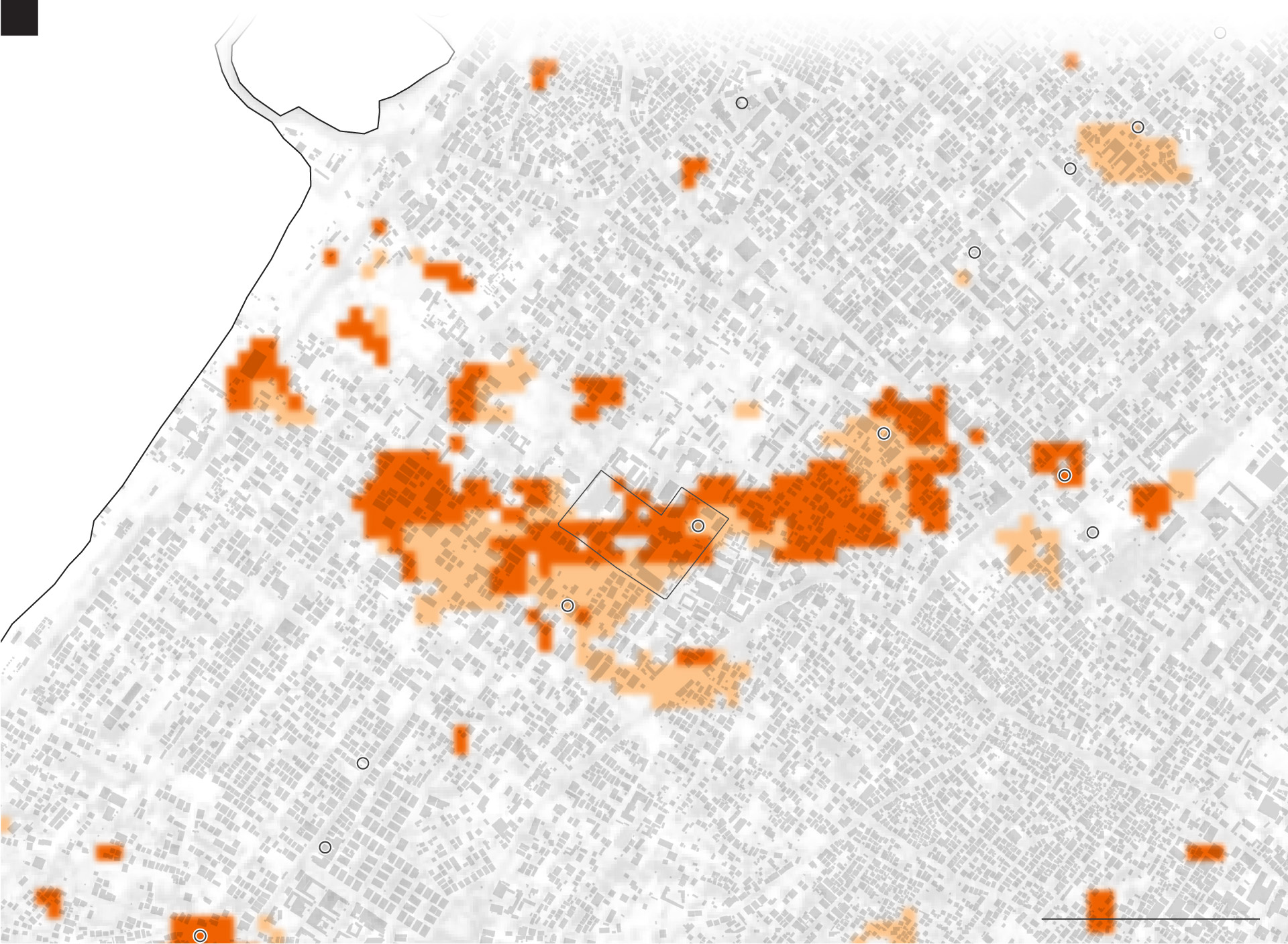 Damage maps of Gaza’s hardest-hit areas in the first days of war - The ...